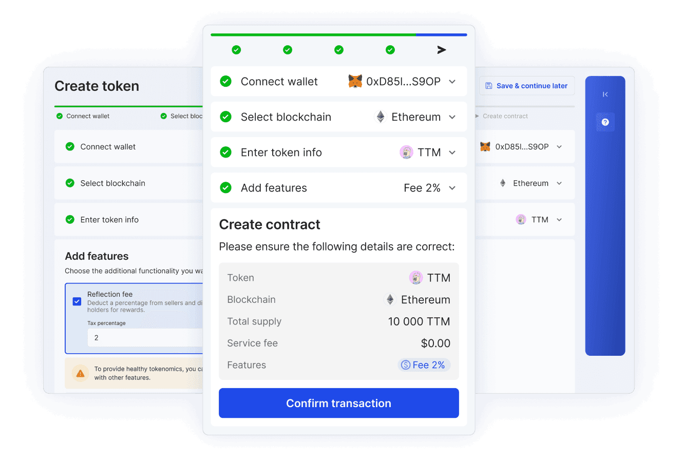 The Free Crypto Token Generator - ERC20 & BEP20 - Fast, Secure & Super Easy