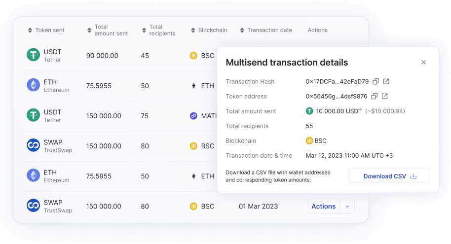 #1 Token Multisender: Easier, Faster & More Blockchain Support