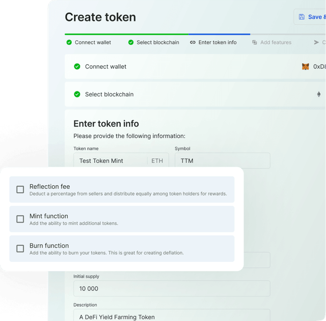 The Free Crypto Token Generator - ERC20 & BEP20 - Fast, Secure & Super Easy